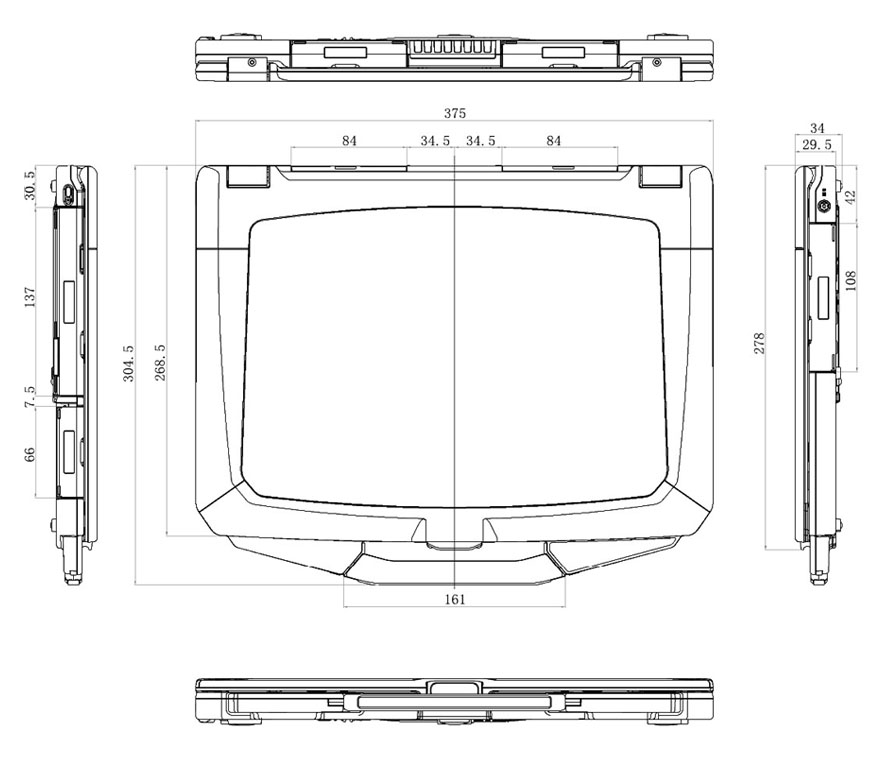 RNB-E156-1-半加固笔记本